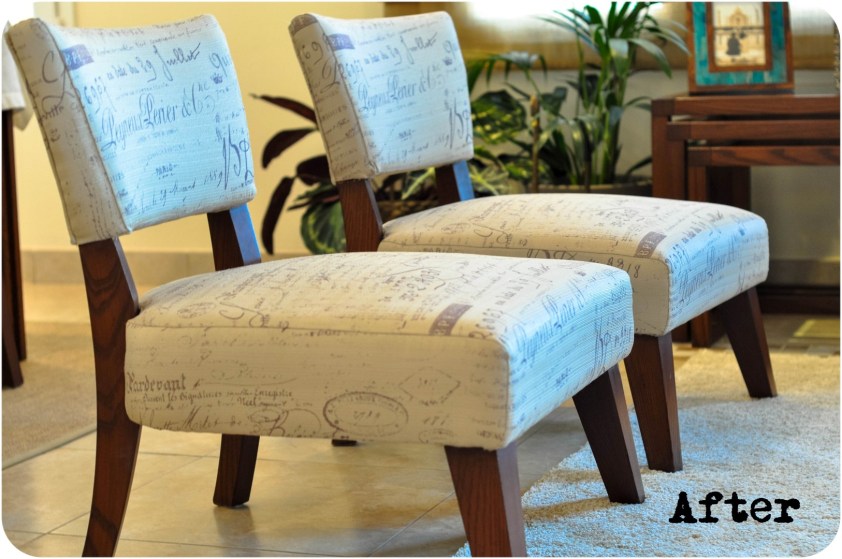 Project: Side Chairs Makeover – DIARY OF A PMP MOM