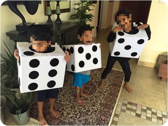 DIY PROJECT: Pair of Dice Costume – DIARY OF A PMP MOM