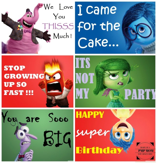 Inside Out Birthday Party – DIARY OF A PMP MOM