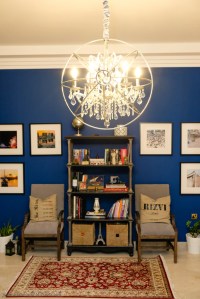 New Home: Entry Way Reveal – The Blue Accent Wall – DIARY OF A PMP MOM