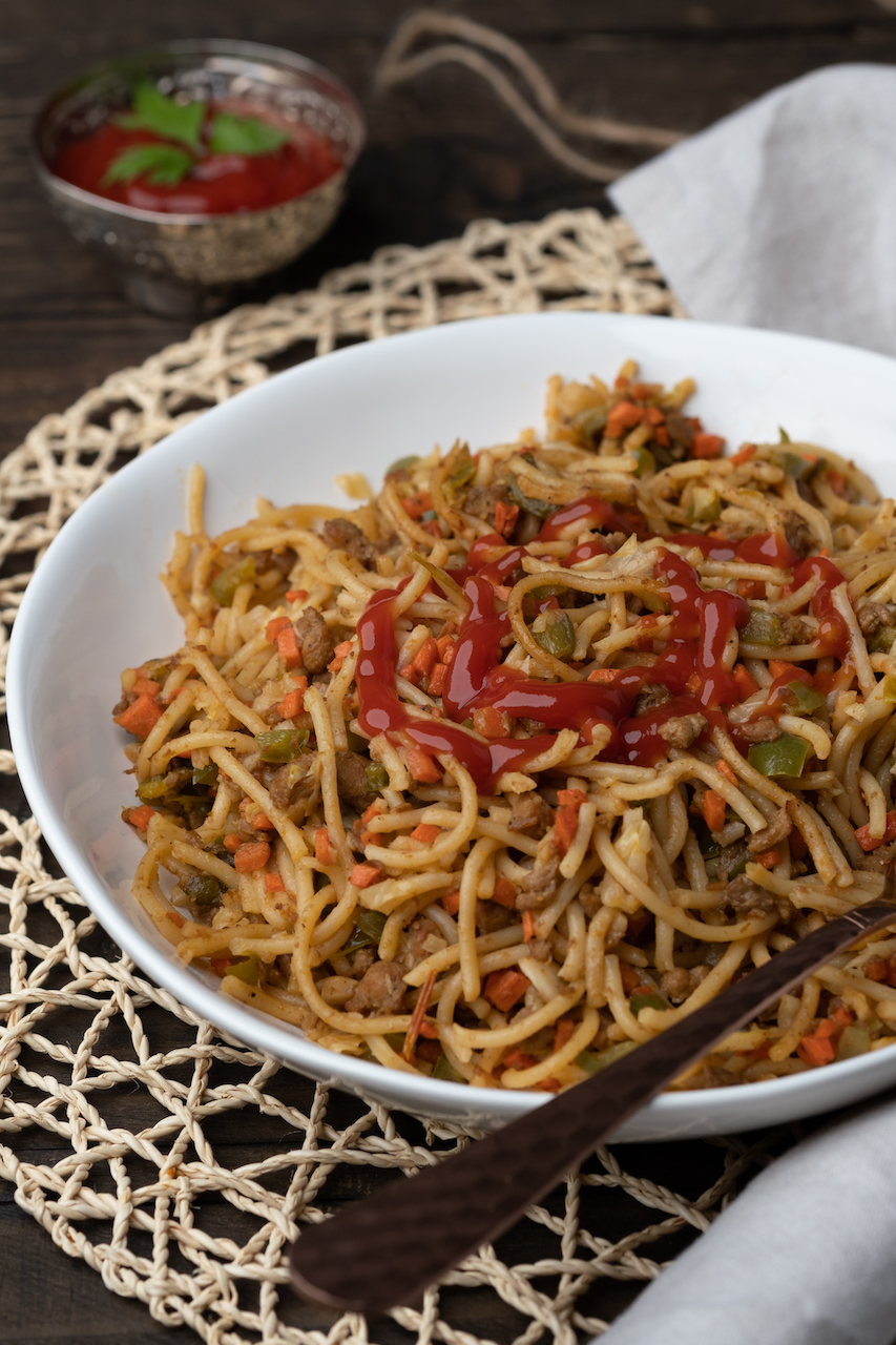 Recipe Of The Week – Qeema Spaghetti – DIARY OF A PMP MOM
