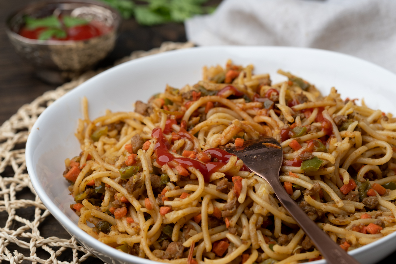 Recipe Of The Week – Qeema Spaghetti – DIARY OF A PMP MOM