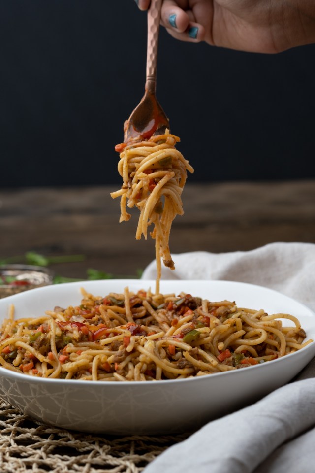 Recipe Of The Week – Qeema Spaghetti – DIARY OF A PMP MOM
